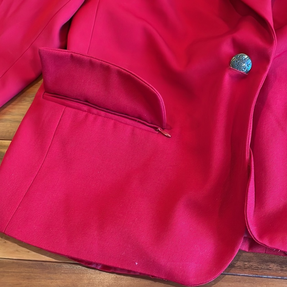 Vintage Norm Thompson Red Blazer - Gem